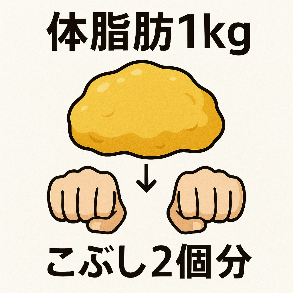 体脂肪1kgって実際どれくらい？見た目・重さ・消費のリアルを解説 - トータルボディメイキングスタジオ I's（アイズ）